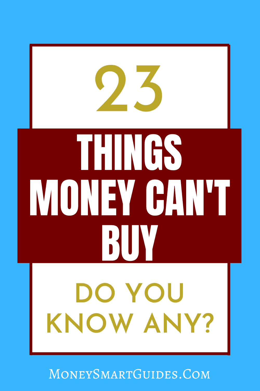 23 Priceless Things Money Can't Buy - Money Smart Guides
